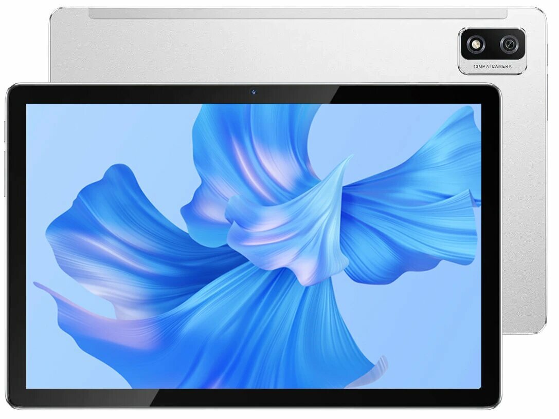 Планшет Blackview Tab 12, 10,1", LTE, 64ГБ, серебристый, с чехлом