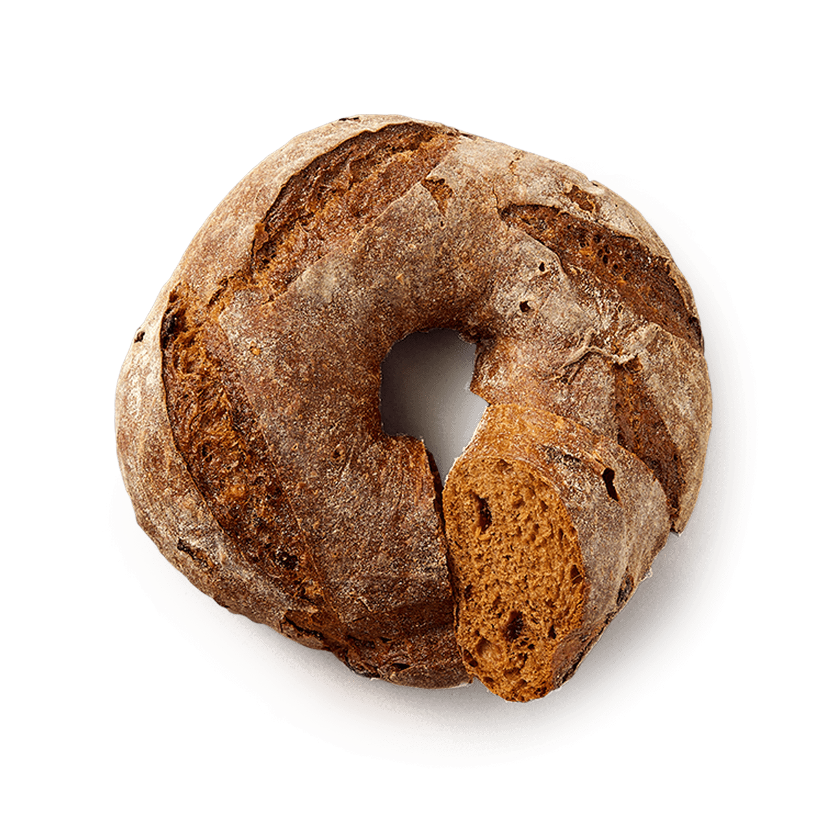 Калач "Иван да Фёдор", с клюквой, грецким орехом, пшеничной закваской, 350 г