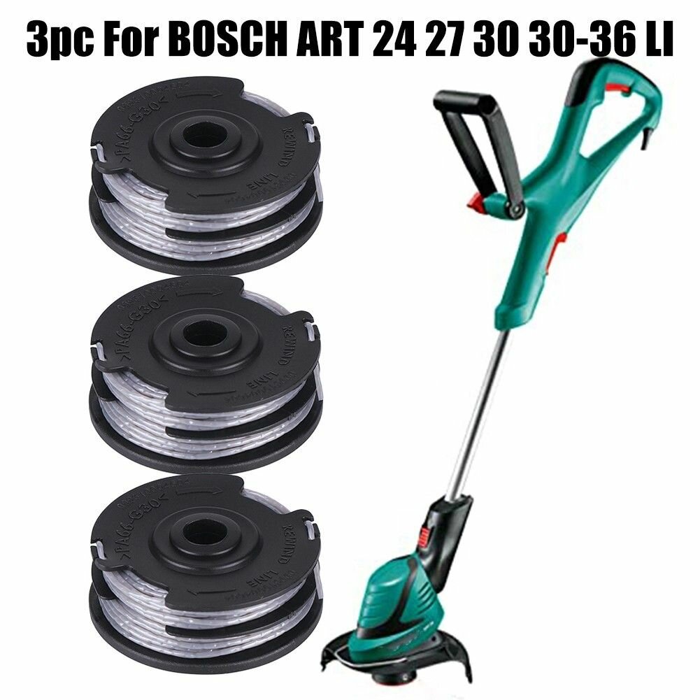 3 шт. Для Для Bosch ART 24 27 30 30-36 LI катушка Для триммерной лески 18 м 1,6 мм