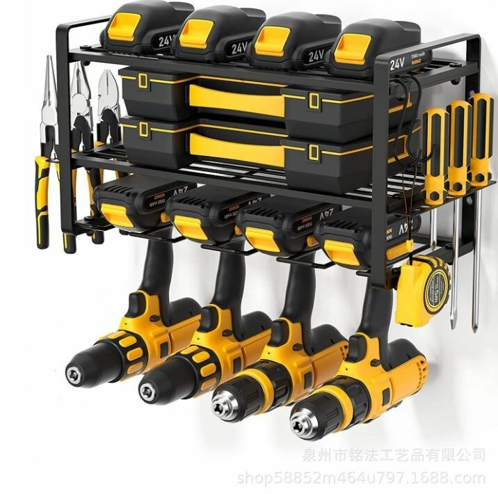 Подставка Freepose строительная для электроинструментов, инструментов, шуруповертов, аккумуляторов настенная