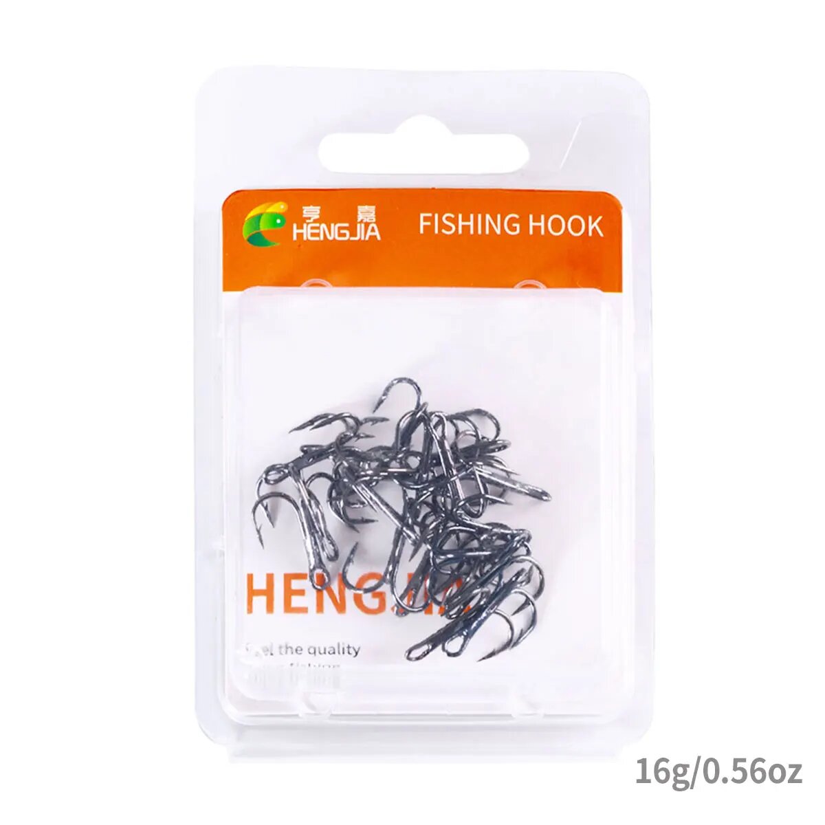 Набор рыболовных крючков тройных Hengjia, Model Number: 8, 20 шт.