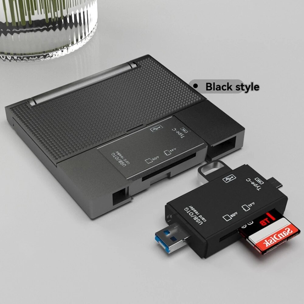 7-в-1 кардридер для карт памяти black