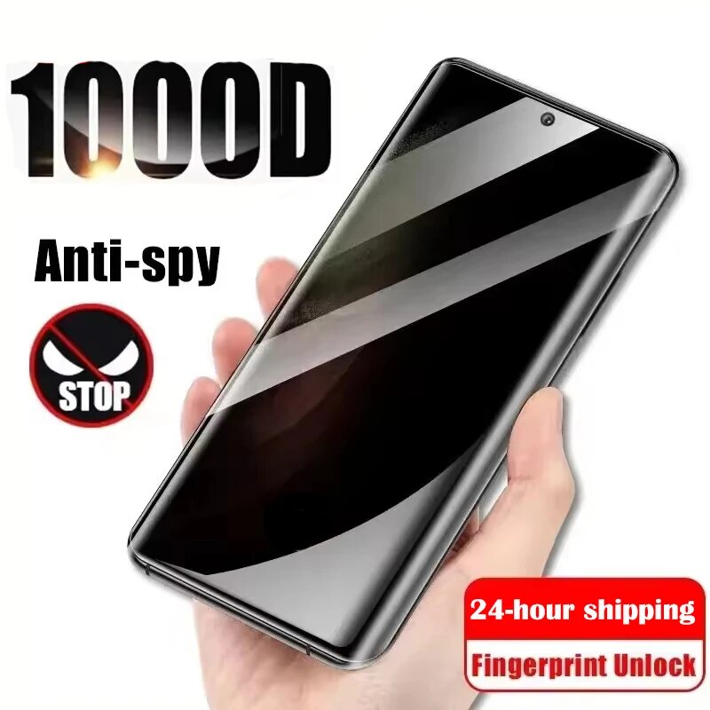 Для Samsung S22 S23 S25 S24 Ultra Privacy закаленное стекло пленка Galaxy Note 10 20 S20 Plus S21 FE антишпион Peep Защитная пленка для экрана