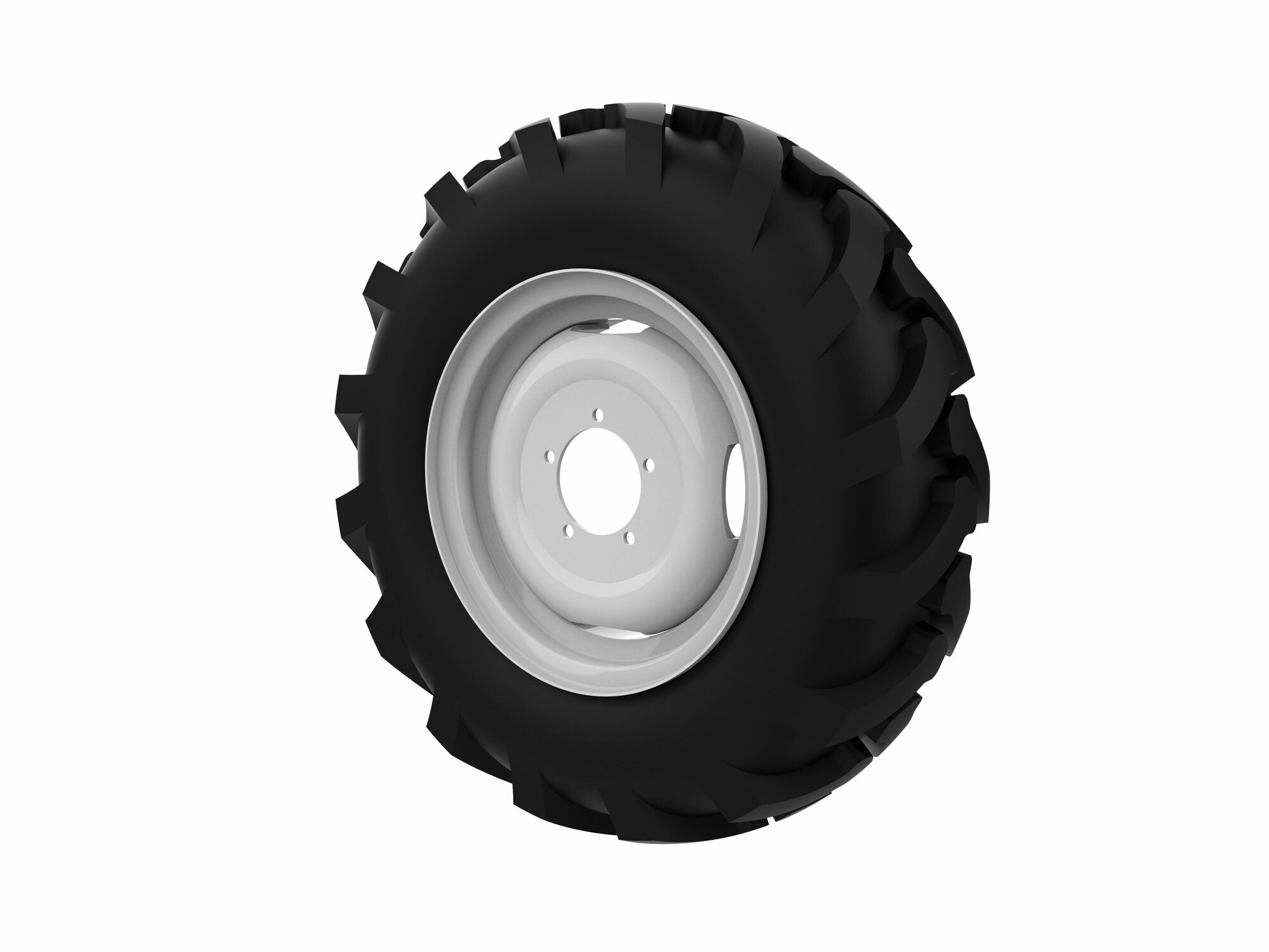 Колесо 6.00"-12.00" шевронный протектор 5х136, в сборе