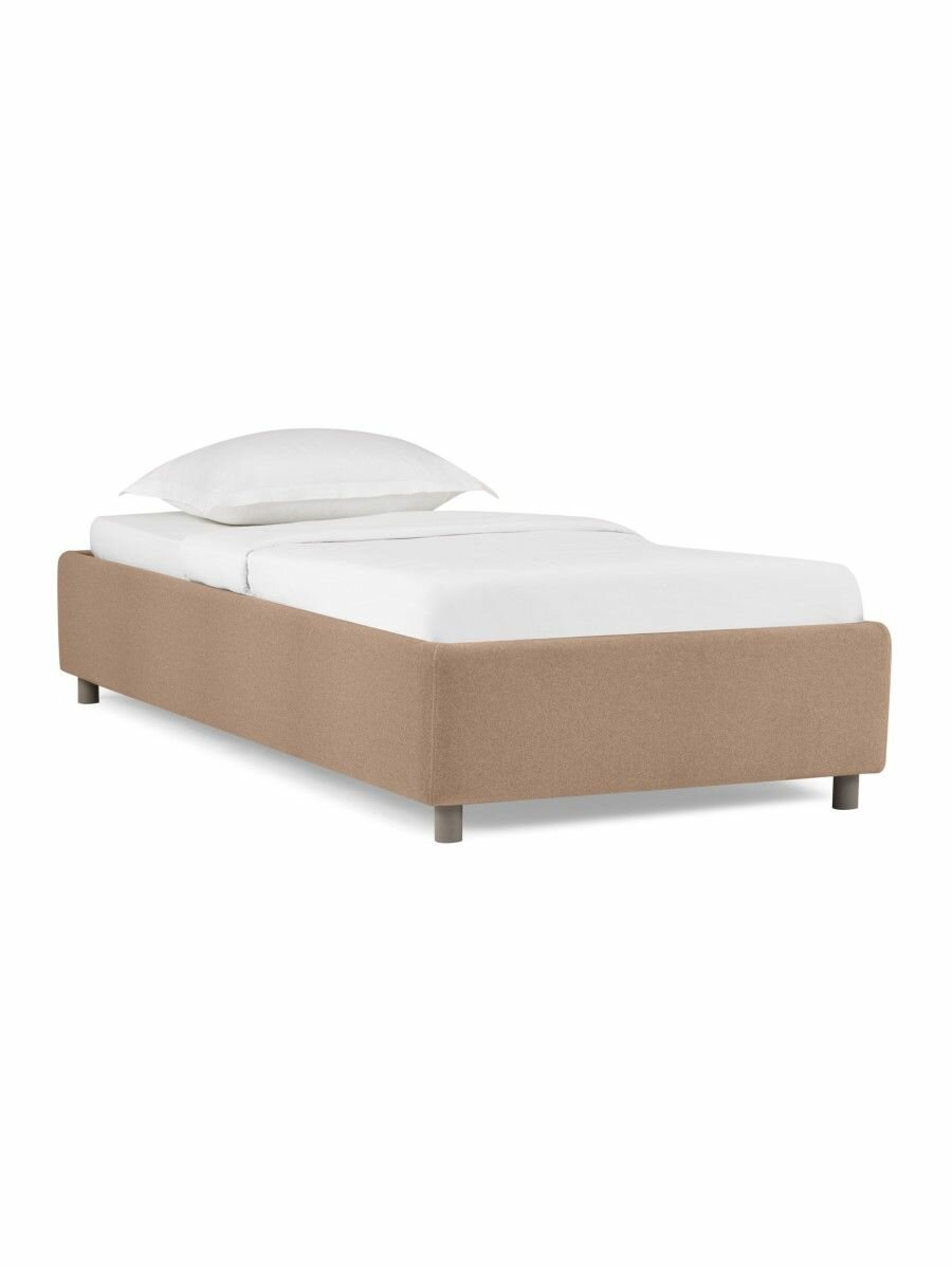 Кровать без спинки с подъемным механизмом Askona (Аскона) Chloe nova (Хлоя нова) Тк. Casanova Stone 90х200