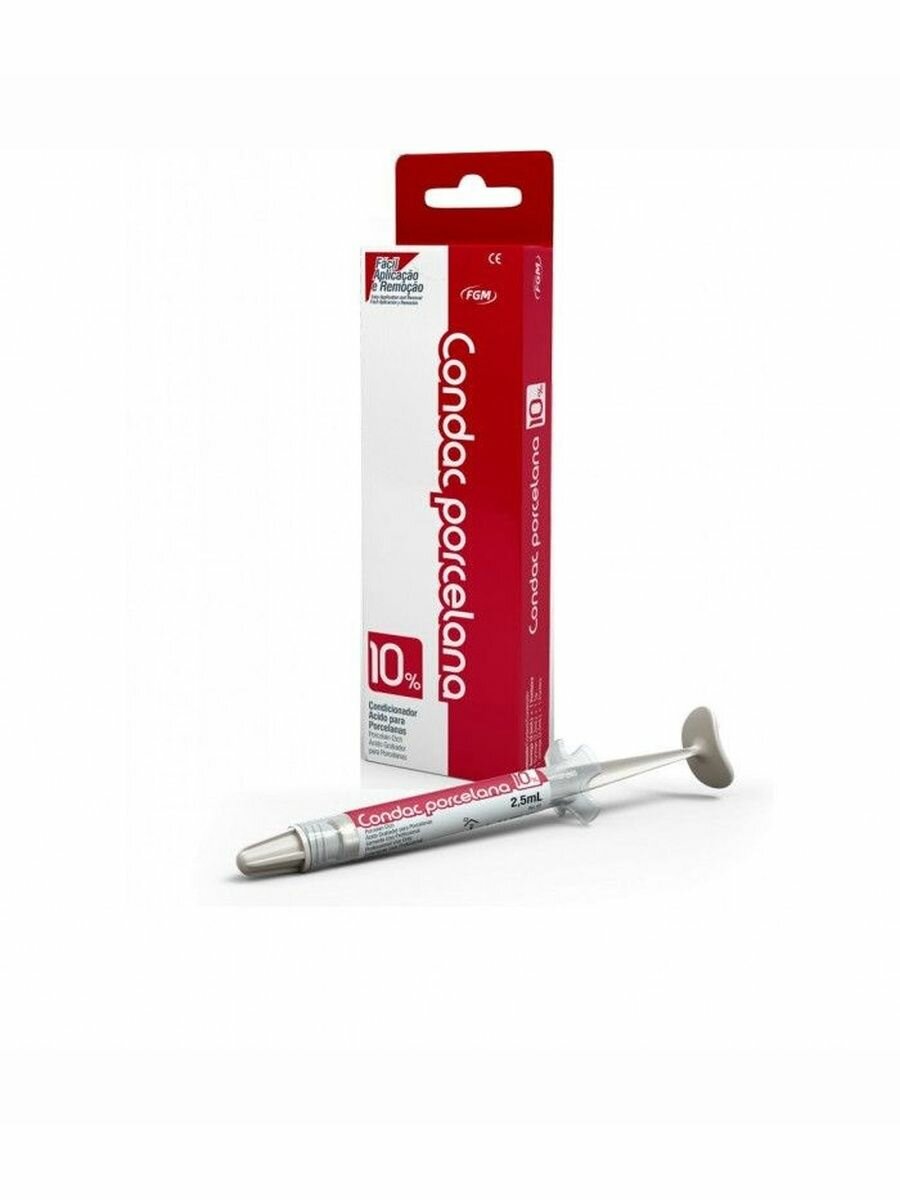 Плавиковая кислота (CondAc Porcelana) 10%, 1 шприц х 2,5мл, FGM