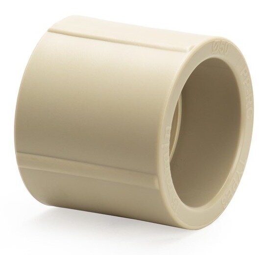 Муфта Lammin / Ламмин соединительная полипропиленовая, серая, диаметр 50мм / водоснабжение