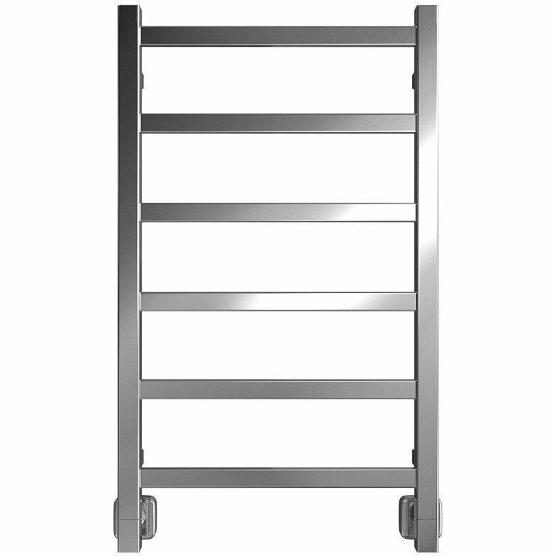 Полотенцесушитель водяной Двин (Dveen) J plaza 80х50 см, без полки, К8 квадрат полированный хром