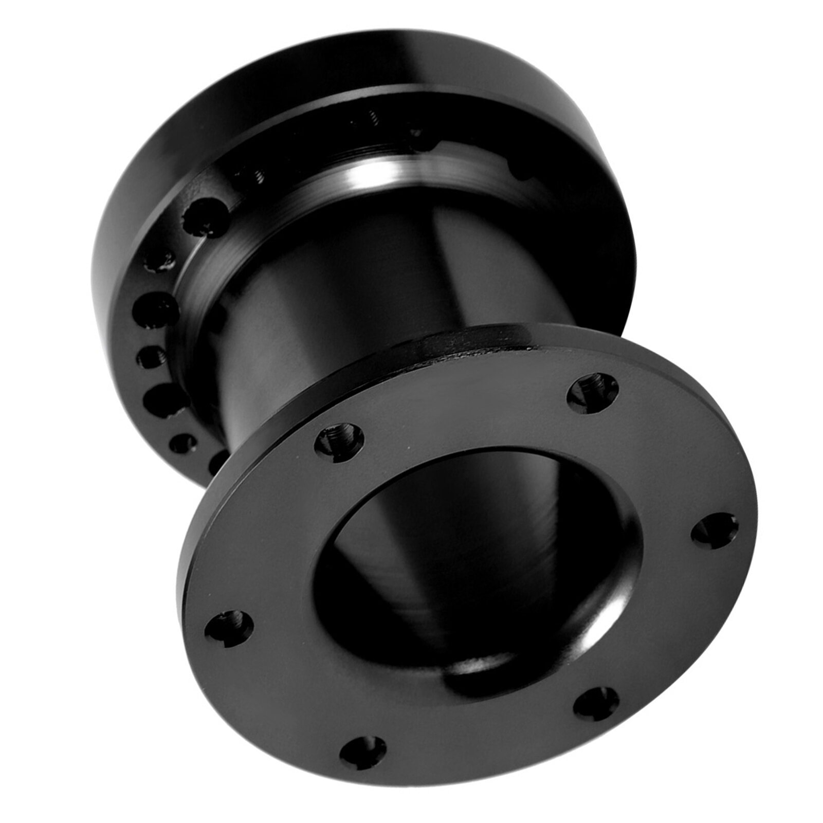 3 inch Универсальный адаптер для рулевого колеса автомобиля, алюминиевый спейсер, комплект адаптера рулевого колеса (черный)