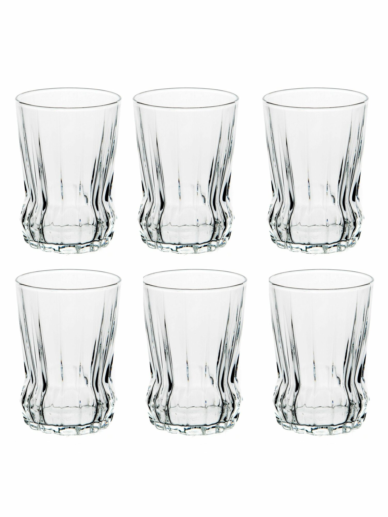 Набор стаканов для виски, коктейлей, сока, "Pasabahce", Gaia (420342), 6шт. по 110мл.