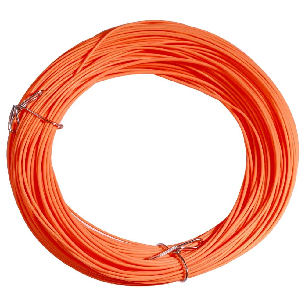 Леска для нахлыстовой рыбалки Weight Forward, 100 футов, 1F-8F, флуоресцентная Оранжевый, 6F, FLY-O