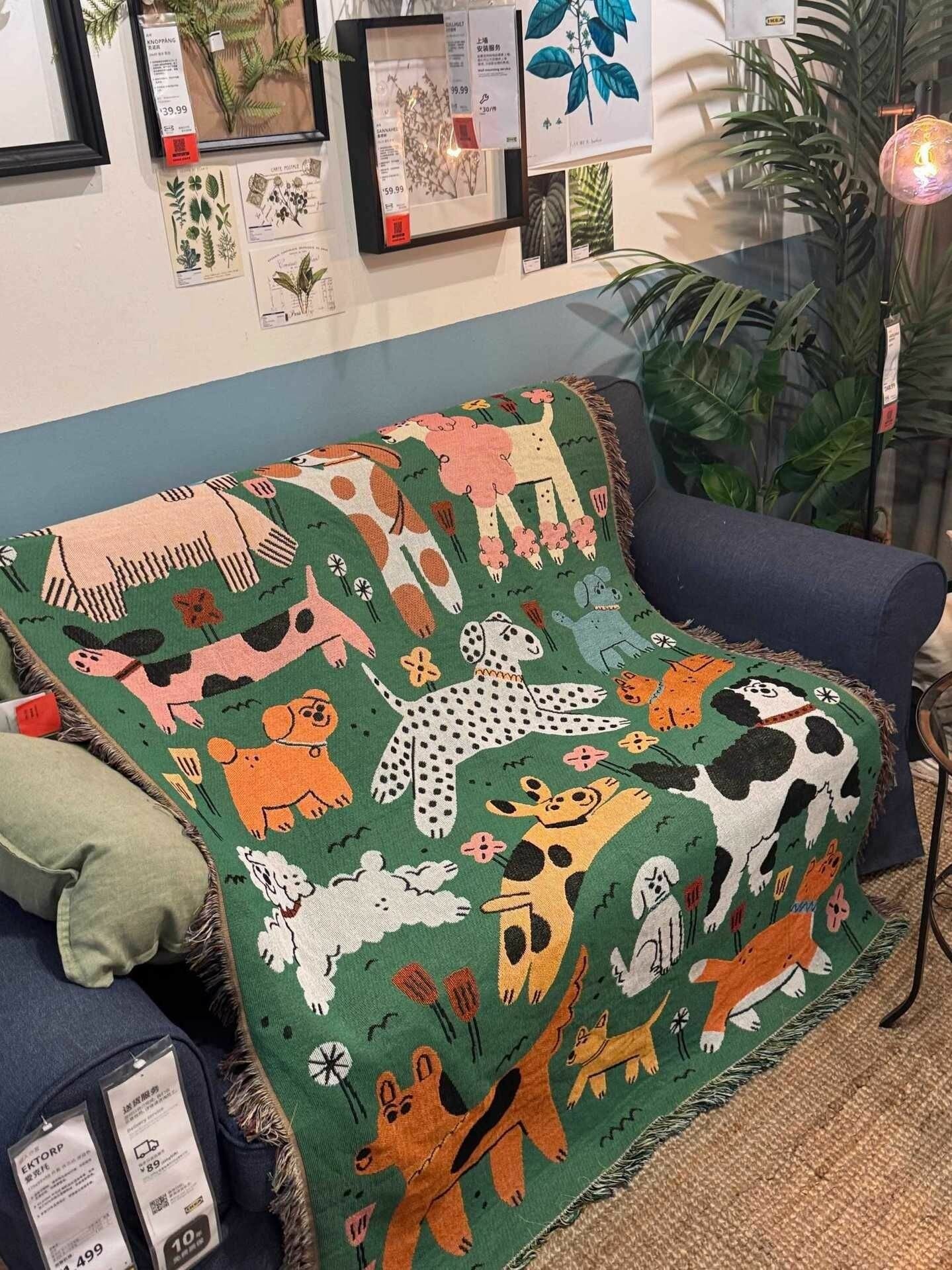 Плед-пончо , Полиэстер, 160 см х 130 см, Нитяное одеяло, мебельное покрывало