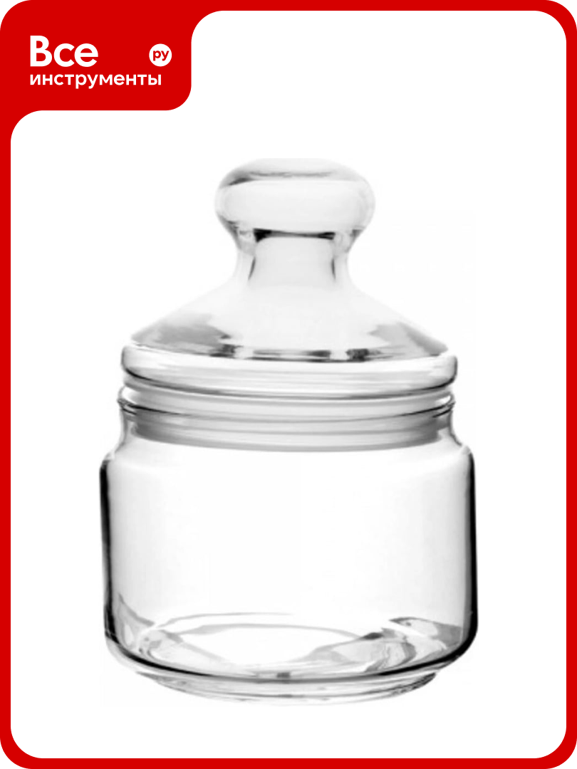 Банка для продуктов LUMINARC клуб 0.5 л, с крышкой N1838