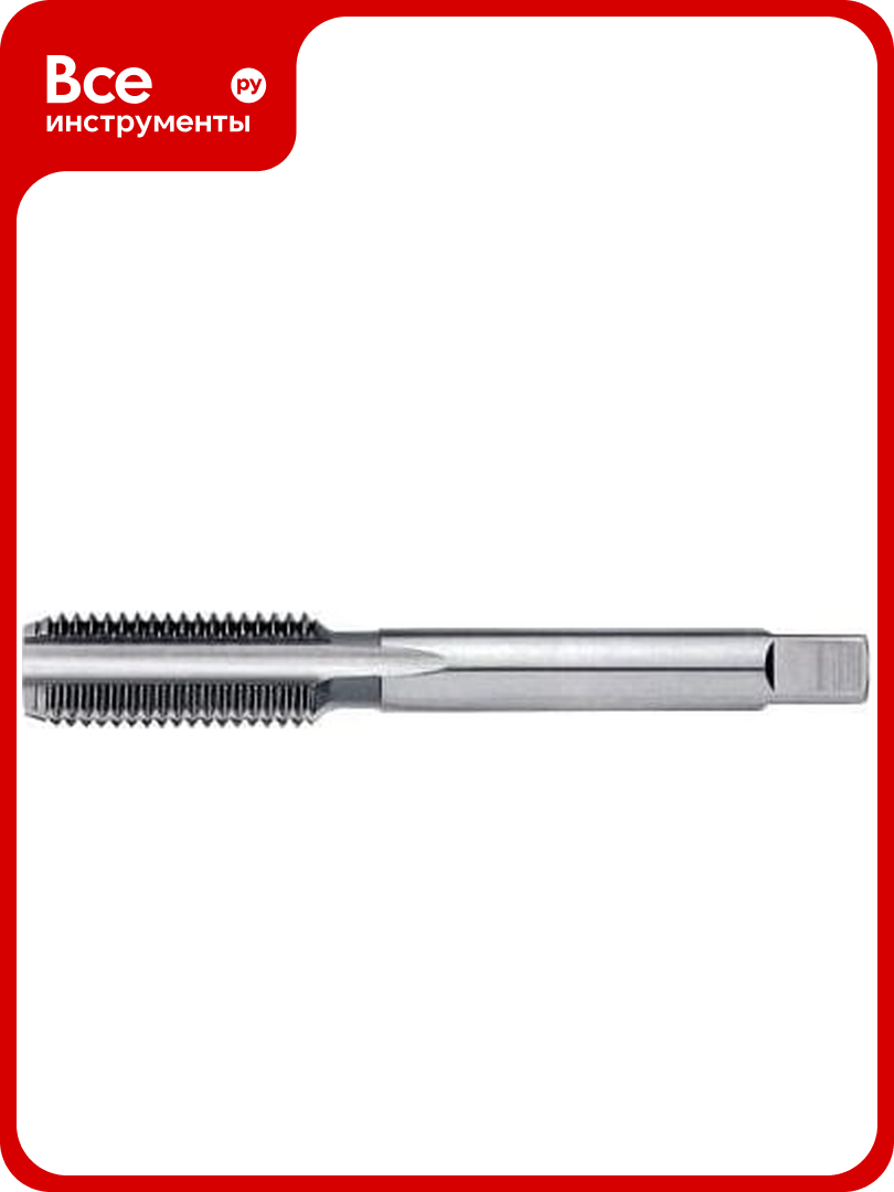 Метчик дюймовый ZENION м/р UNC 2-4 1/2, Р6М5, для скв. с прох. хв. мт00309, Фото иллюстративное