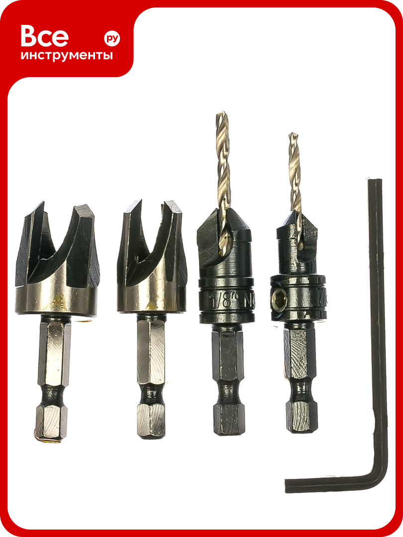 Набор резаки для пробок, зенкер DEWALT DT7620