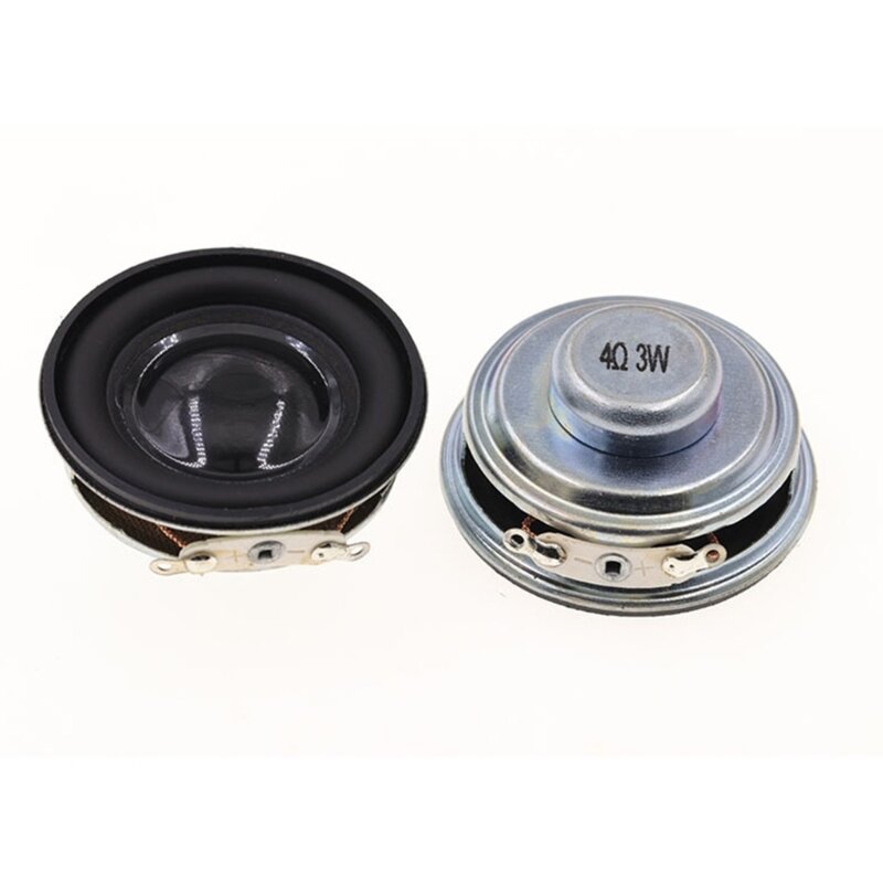 2шт 40 мм Динамики 1,5 Дюйма Полночастотный Громкоговоритель 4 Ом 3 Вт DIY Звуковой Сабвуфер Для Домашних Кинотеатров Громкоговорители