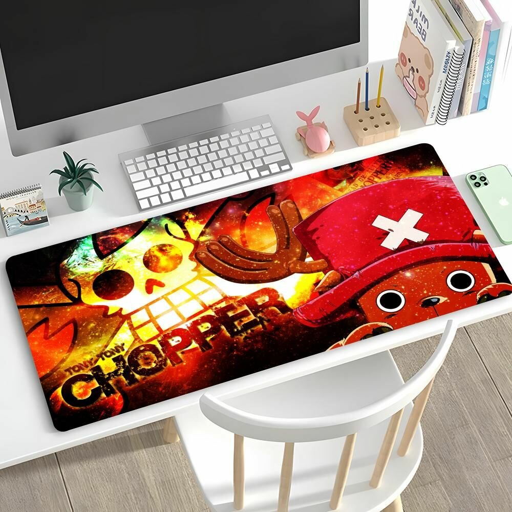 Аниме Цельный коврик для мыши для ноутбука One Piece Keyboard Офисные игровые аксессуары XL Настольный коврик