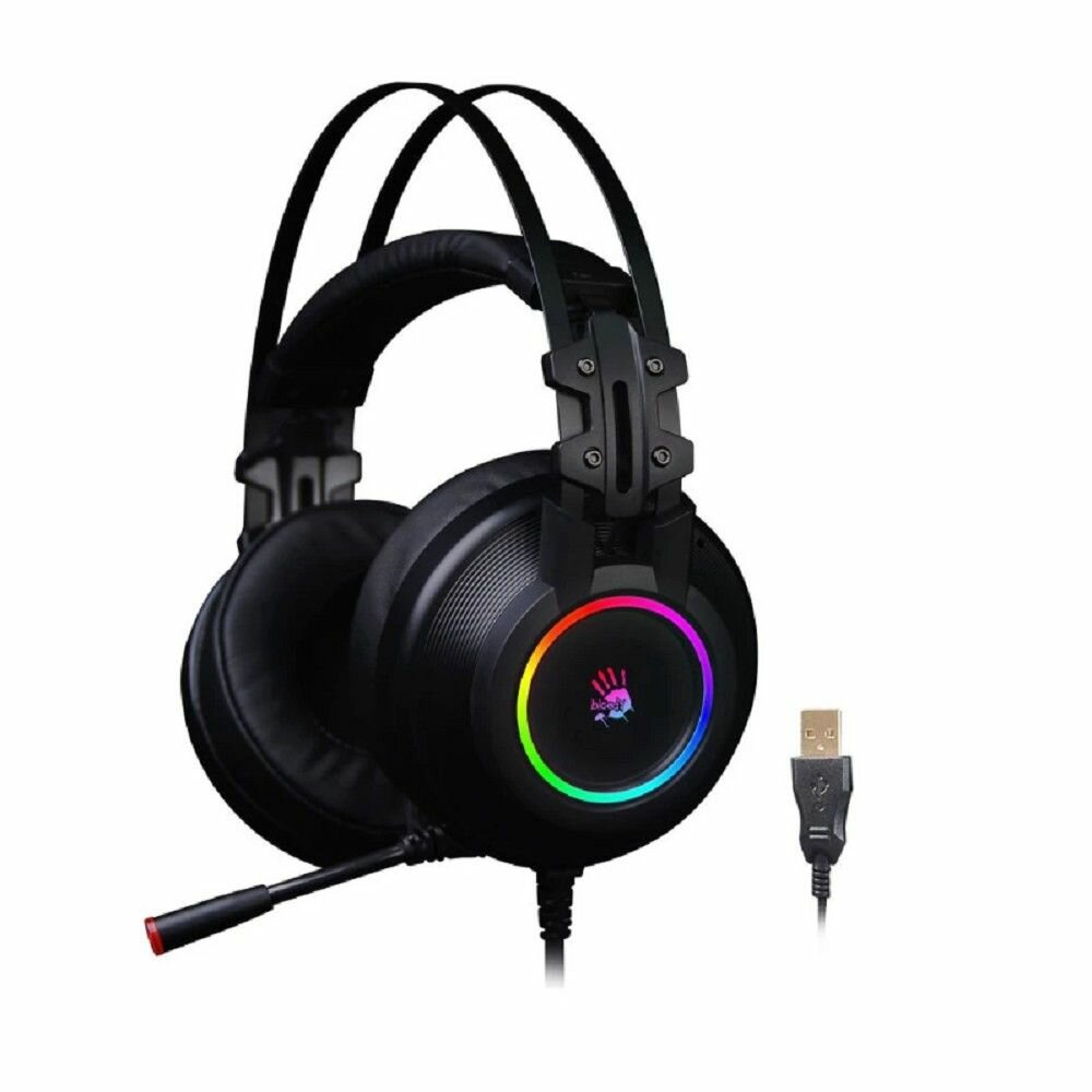 A4Tech Наушники Bloody G528C черный 2м мониторные USB G528C