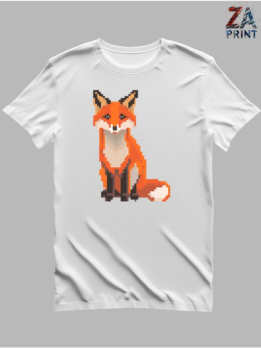 Футболка арт лиса