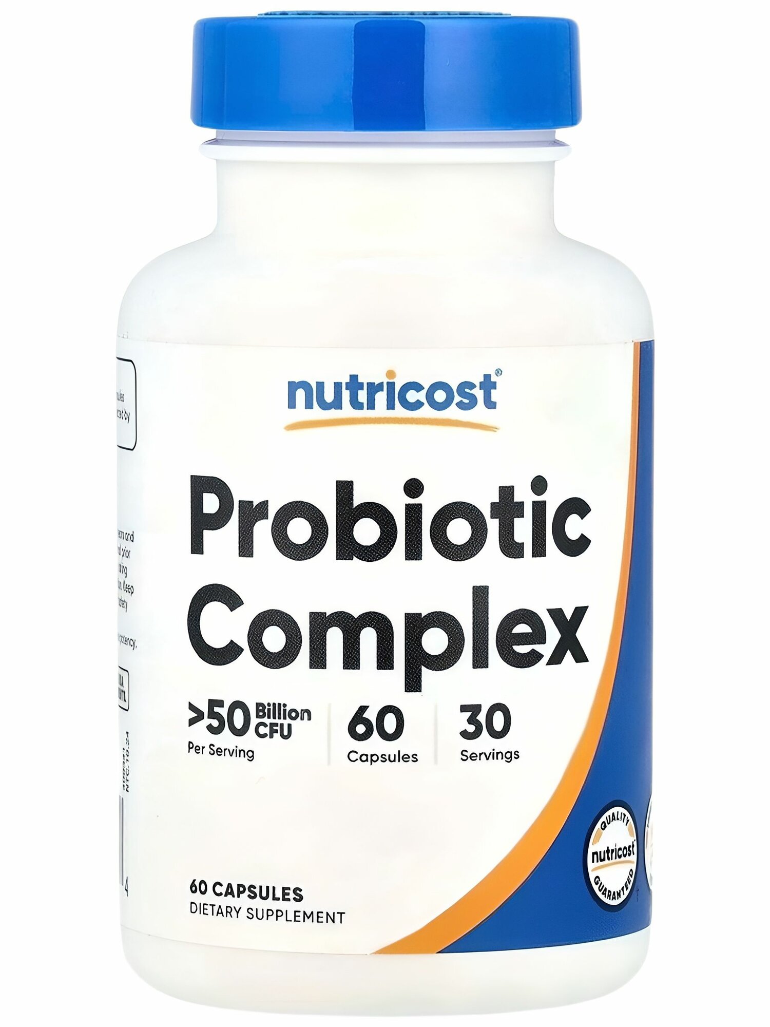 Комплекс пробиотиков,> 50 млрд КОЕ, 60 капсул, Nutricost