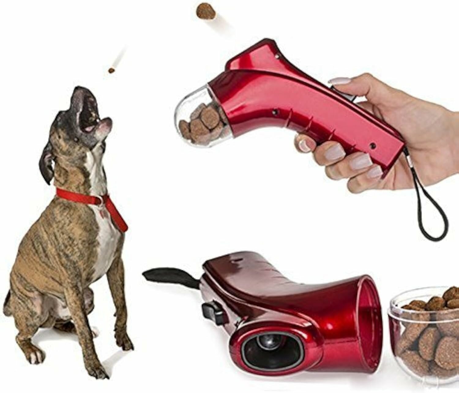DINGXIAN Coolrunner Автоматическая катапульта для лакомств, Тренировочная катапульта для собак, Игрушка для взаимодействия с питомцем