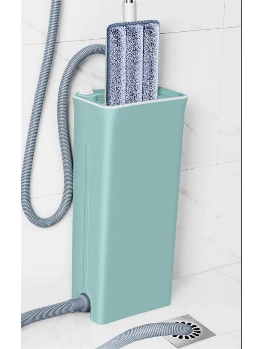 Швабра и ведро с отжимом для мытья пола Smart Mop