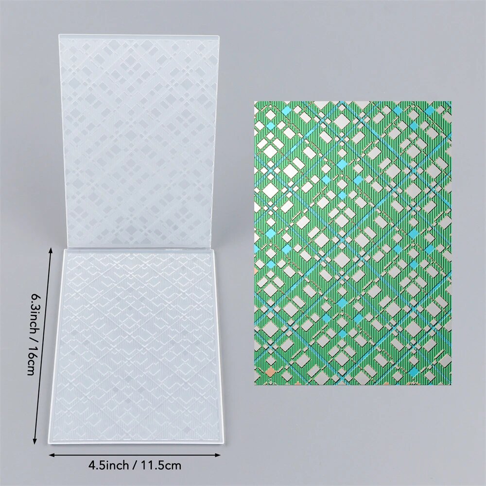 3D папка для тиснения "Лотос", смешанный узор 2