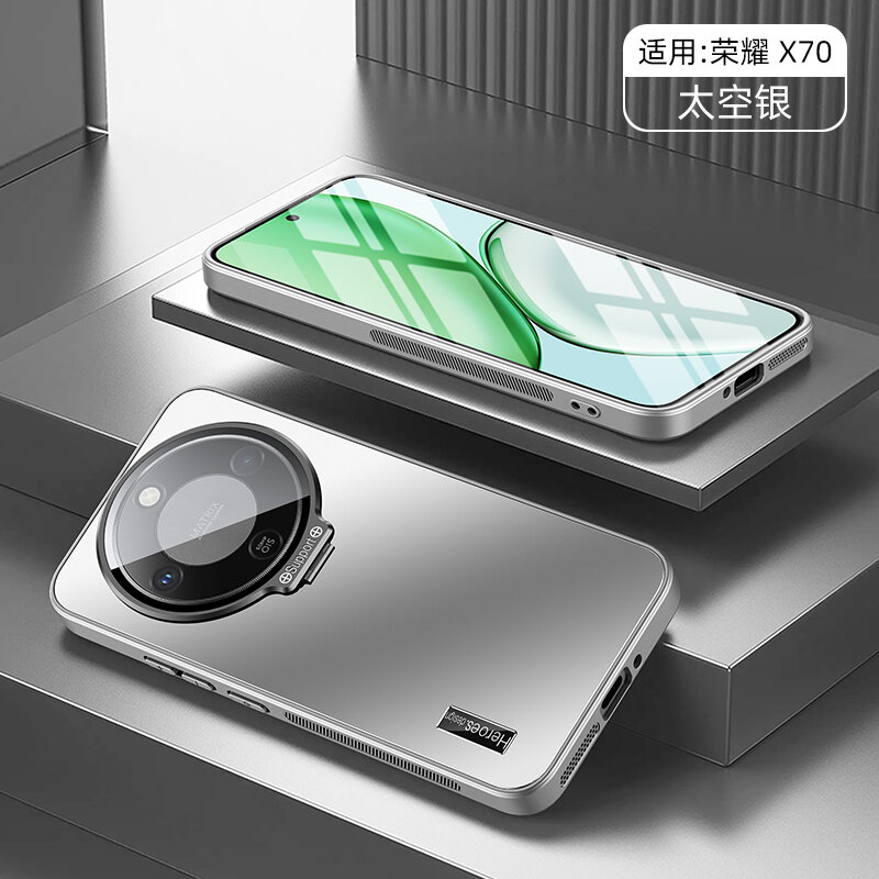 Чехол Для Honor X9d / Honor X70 / Хонор Х9d / Хонор икс70, soft touch, чехол-кардиомонитор, поликарбонат (PC), защита камеры, ударопрочный, встроенная подставка, усиленные углы, Honor, Honor X9d, Honor X70