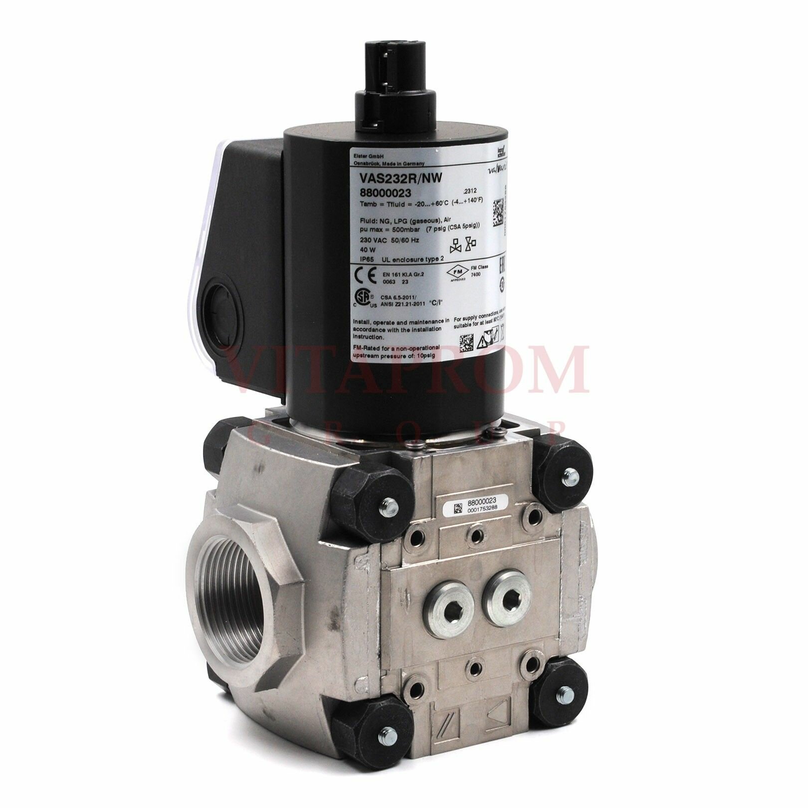 Газовый клапан Kromschroder VAS232R/NW, 88000023