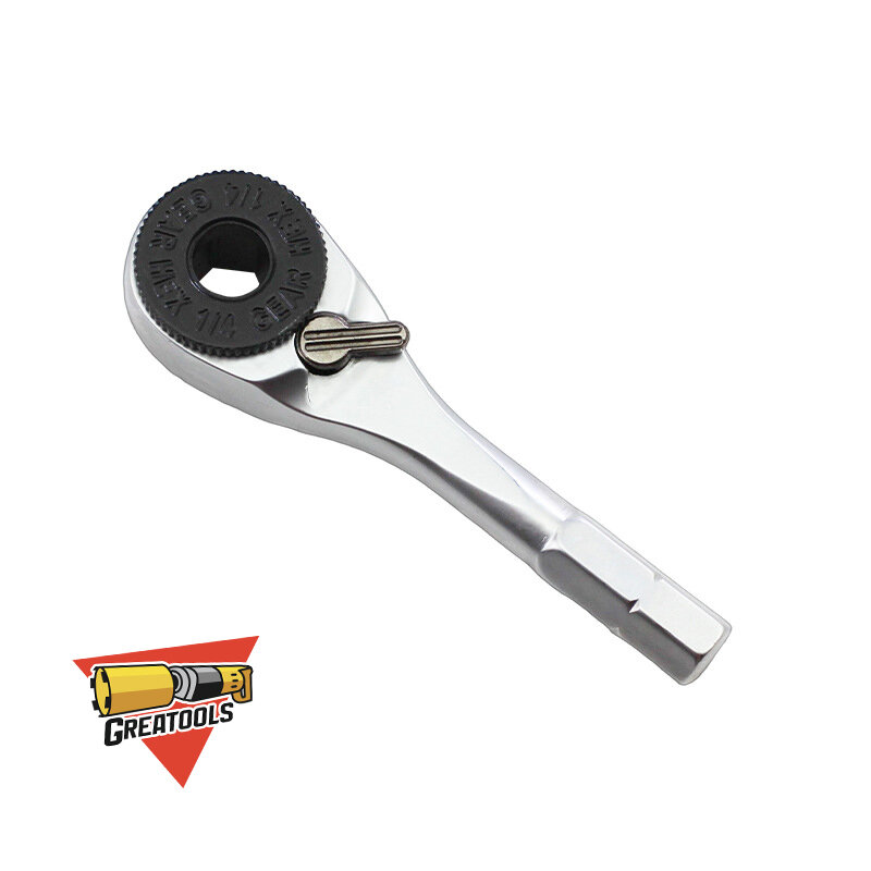 Трещотка-вставка мини 1/4" 72зуба (для бит)