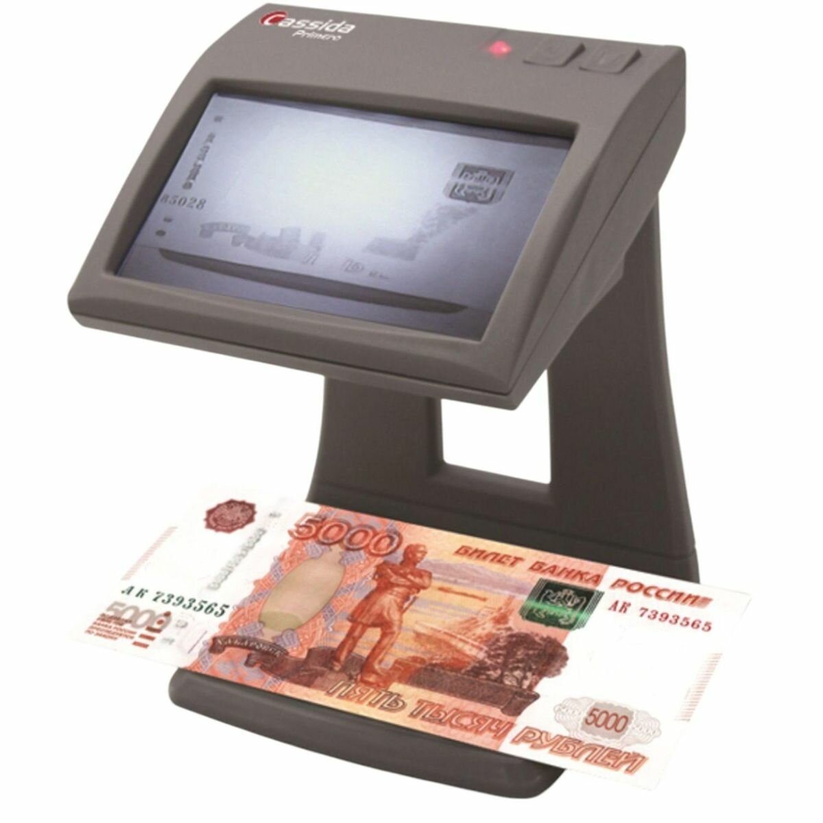 Детектор банкнот Cassida Primero Laser, просмотровый