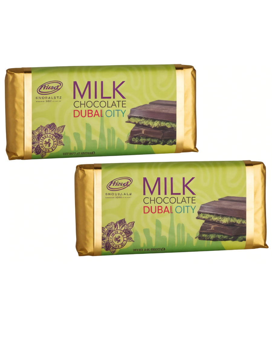 Bind Dubai City молочный шоколад 200 грамм (2 плитки)