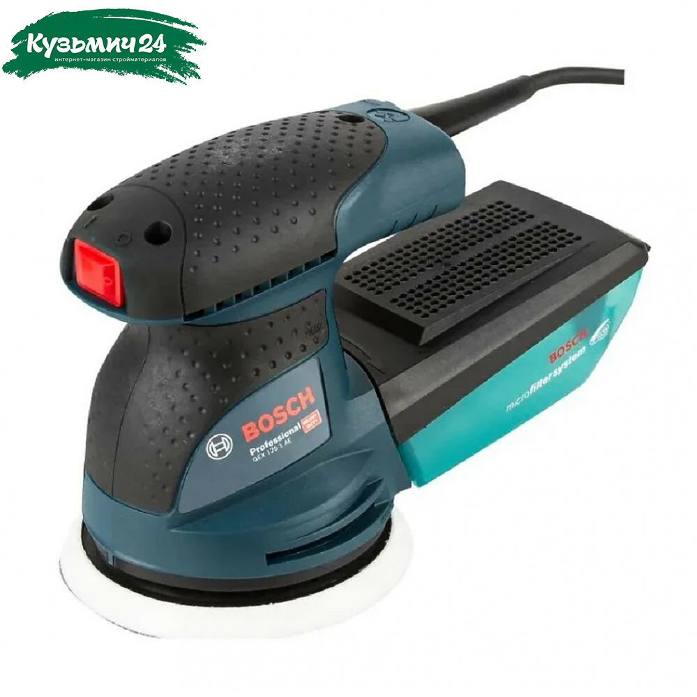 Машина шлифовальная Bosch эксцентриковая GEX 125 Professional, 250 Вт, 1 шт