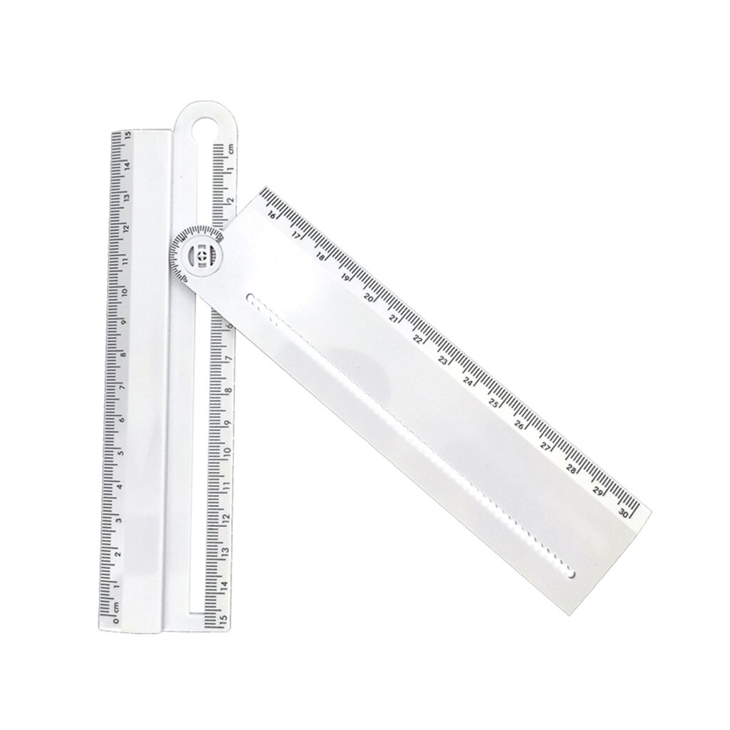Прозрачная прямоугольная линейка 30 см, инженерное бюро, архитектор и чертеж для измерения, инструменты для проведения строительных работ