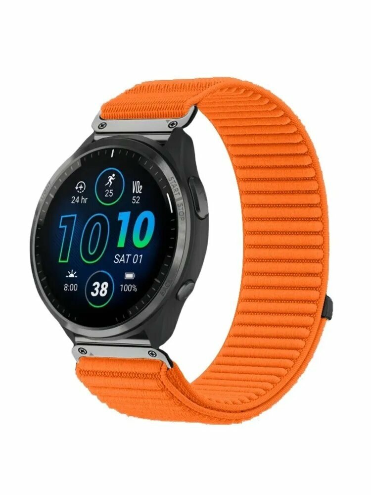 Нейлоновый ремешок для QuickFit 22мм смарт-часов Garmin Forerunner 970/ 965/ 935, Forerunner 945/ 955/ 745, модный спортивный стиль, Trail Loop
