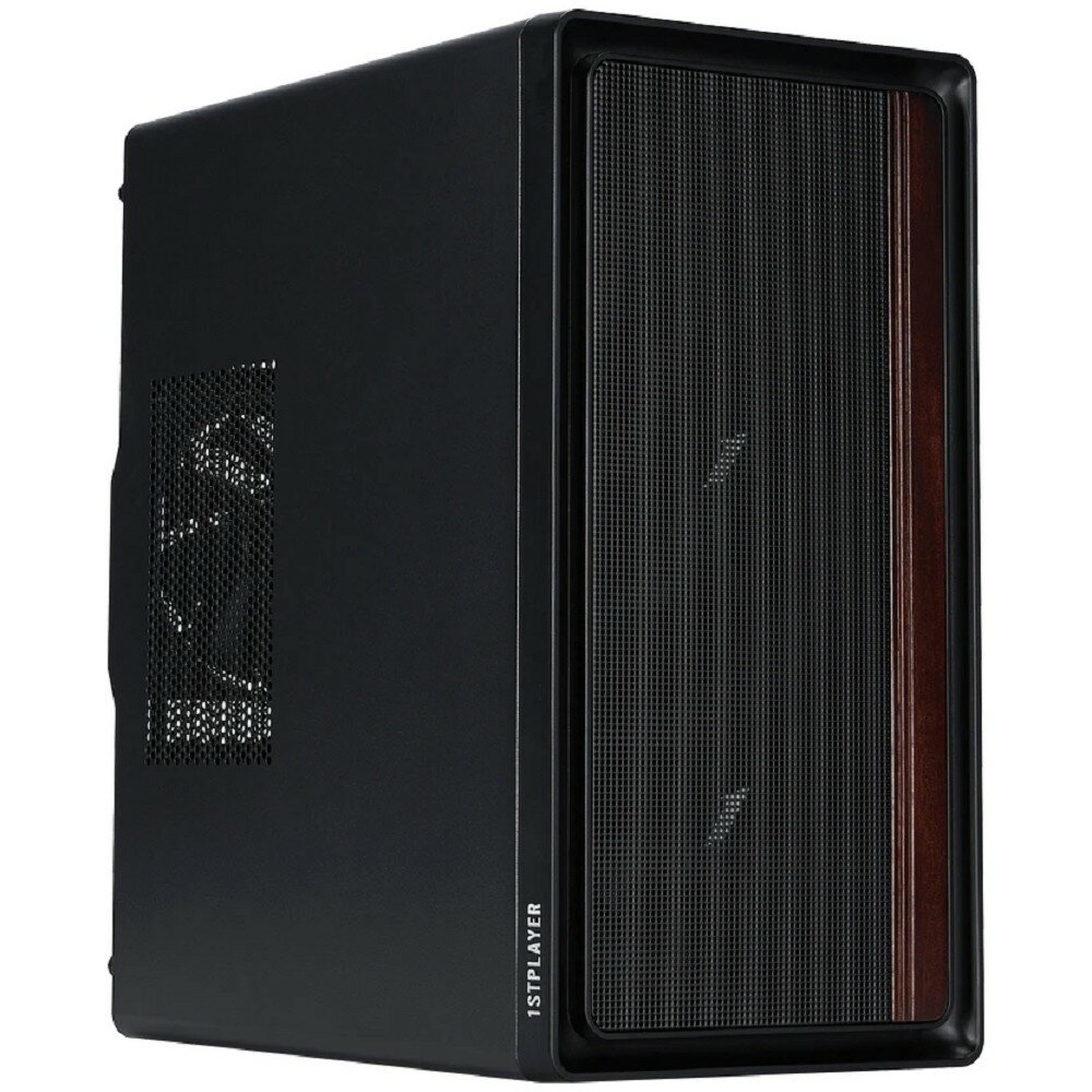 Корпус для ПК 1STPLAYER сталь 0.8 мм ATX 2 USB без БП