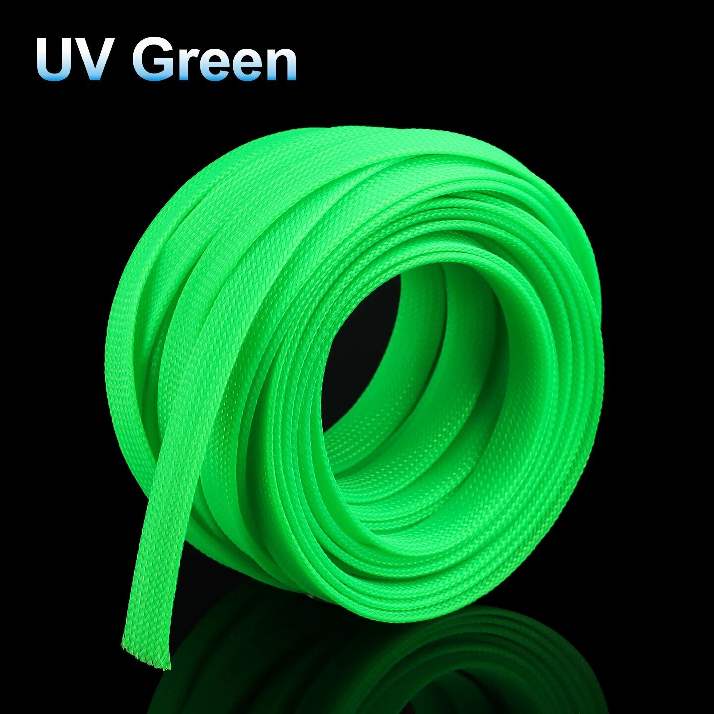 Кабельный кабель-канал UV Green, 5M, 25mm