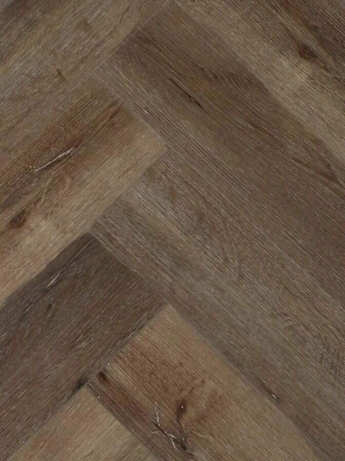 Кварц-винил SPC ламинат елочкой 640х128х4,5 мм декор 16139