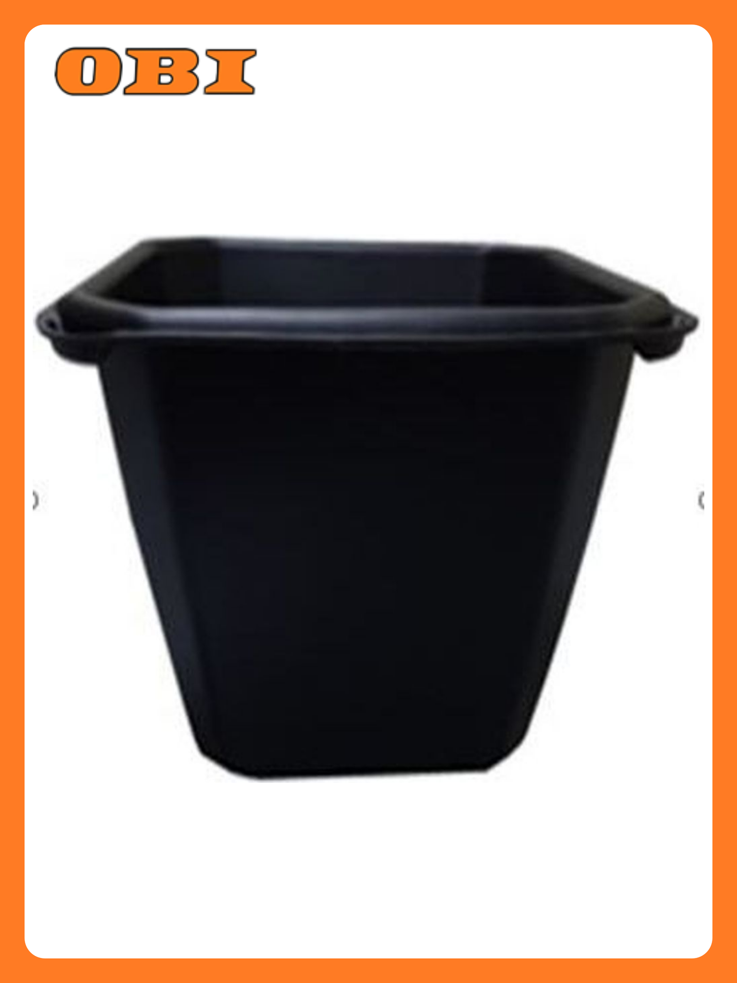 Бак Экструзион, 100л, квадратный, морозостойкий, пластик, черный