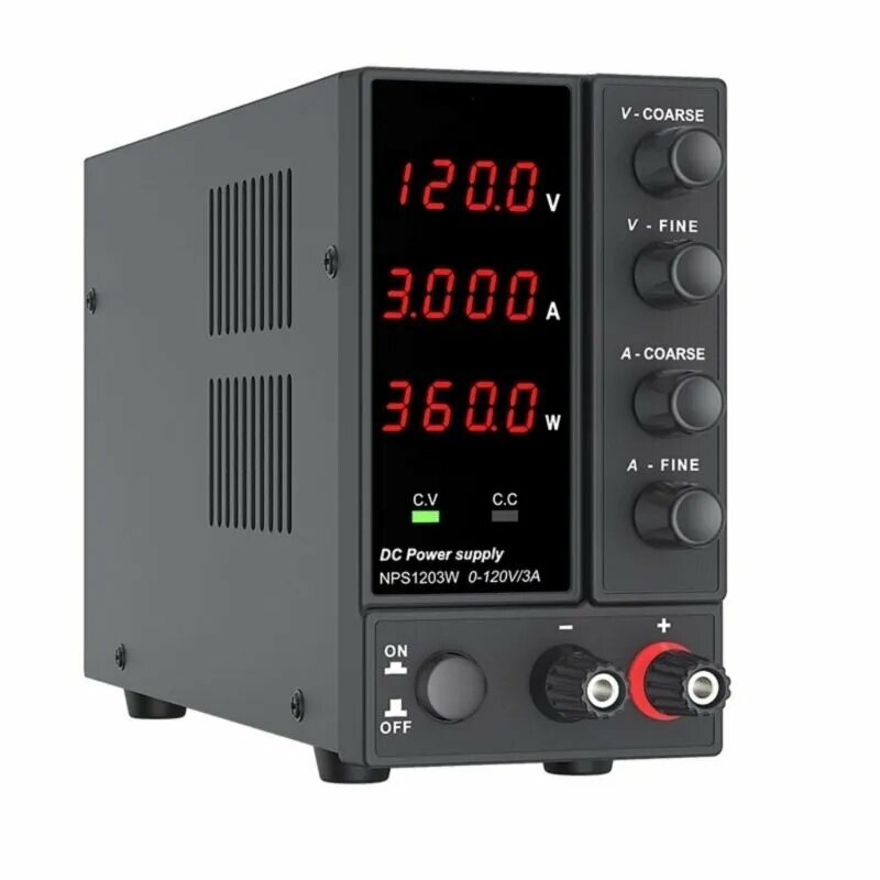 Регулируемый источник питания 0-30V/60V/120V 0-10A