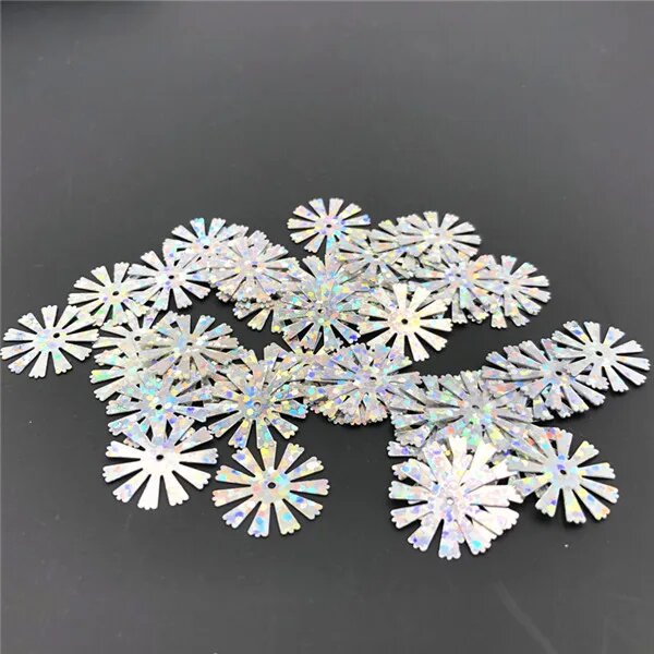 Снежинки ПВХ блестки Lucky Sewing 16 мм 10 г
