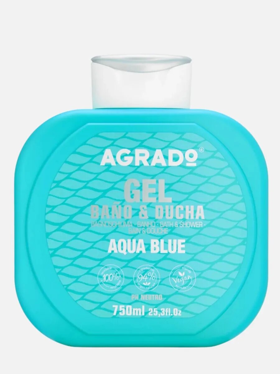Гель для душа AGRADO aqua blue