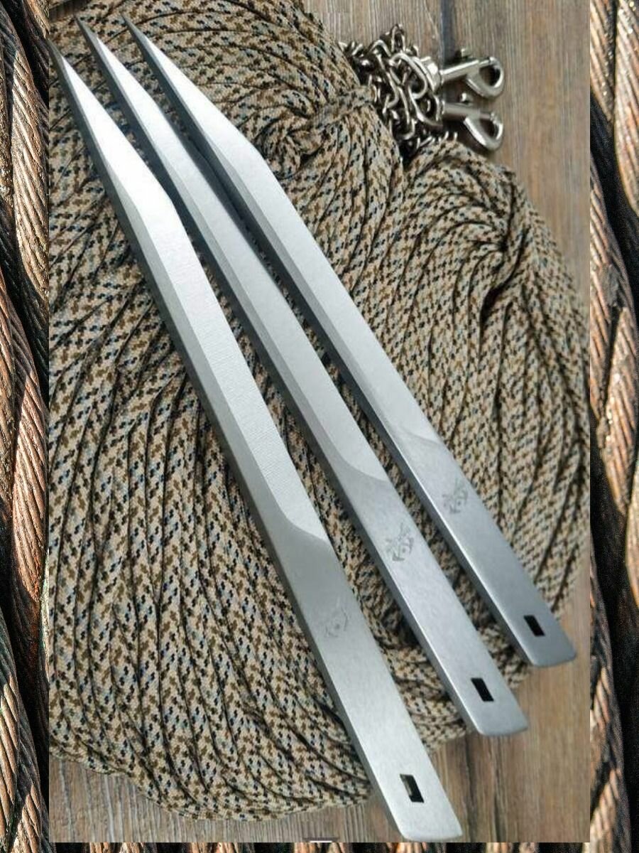 Нож спортивный с фиксированным клинком THRW CLUB (SD4168) (3 шт.)