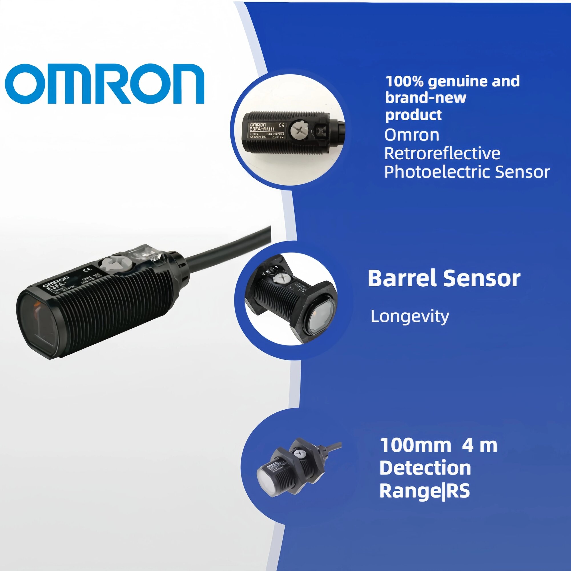 Фотоэлектрический датчик Omron E3FA E3FA-RP21