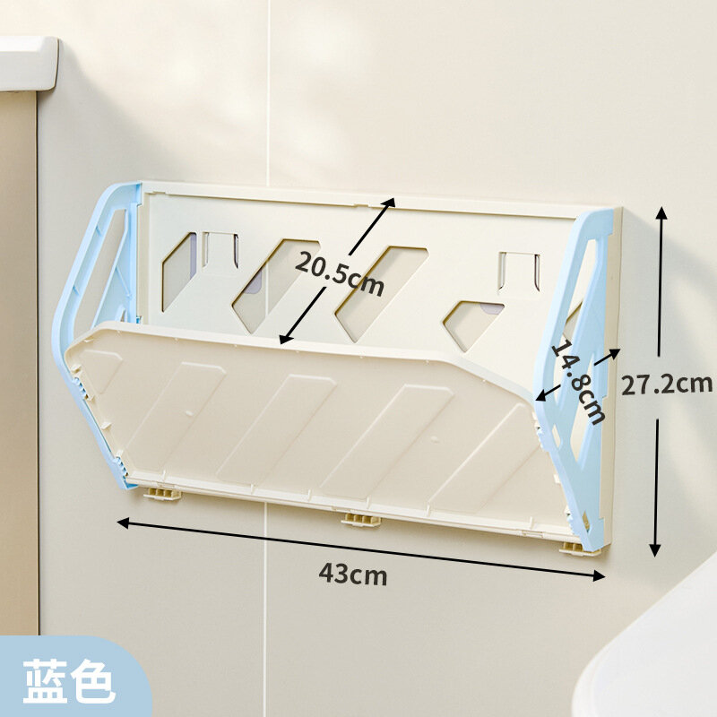 Обувная полка для двери без сверления, антивандальная, простая складная настенная полка для хранения, настенная полка для тапочек в ванной
