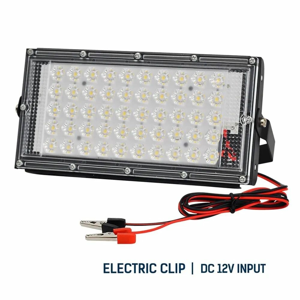 50W 12V Прожектор Белый свет