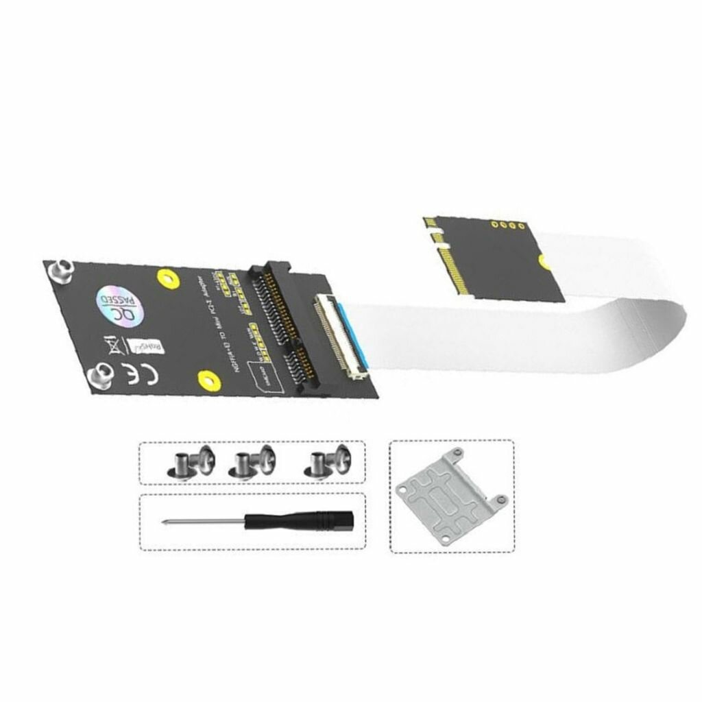 Кабель-переходник M.2 NGFF в Mini PCIE Адаптер сетевой карты MINI PCIE WIFI