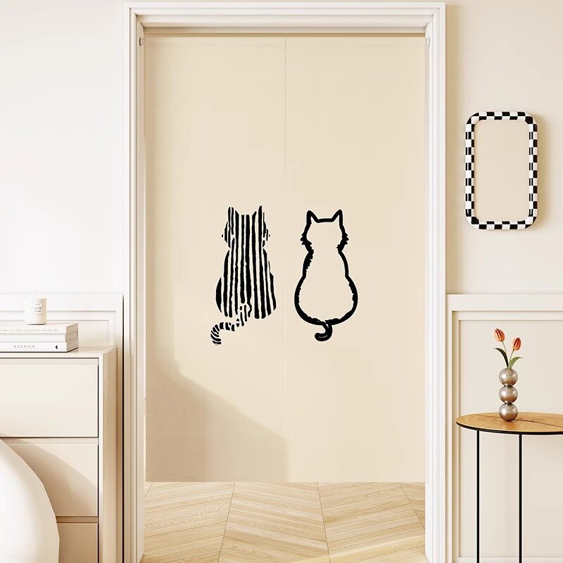 Новая китайская стильная дверная занавеска, перегородка, занавеска для чайной комнаты, занавеска для кабинета, домашняя кухня, спальня, подвесная занавеска, занавеска для ванной, блокирующая приватность