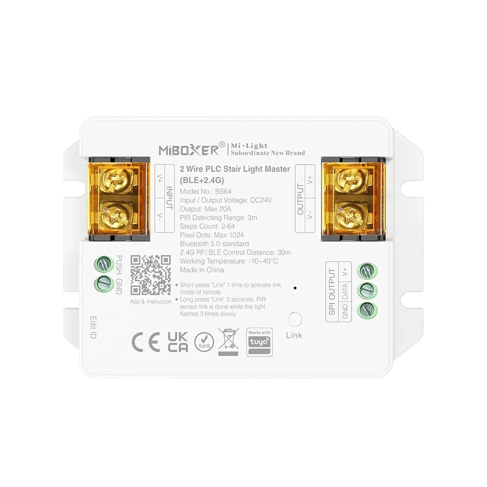 Miboxer BS64 RGB контроллер для лестниц BS64 Controller