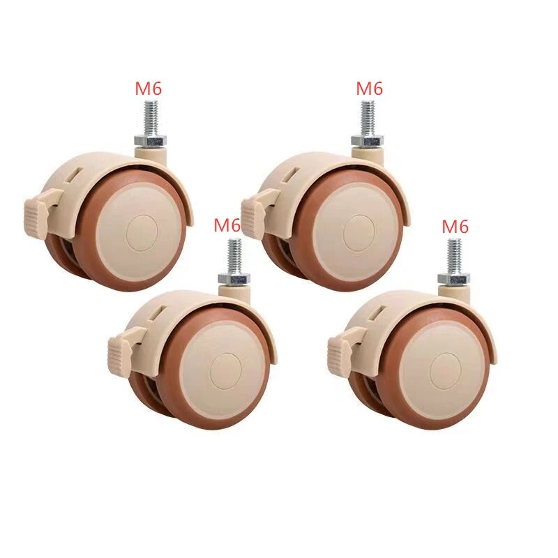 Мебельные ролики для детской кроватки 4 шт. D-M6